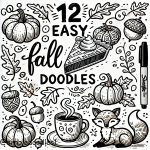 12 Easy Fall Doodles to Get You in the Autumn Spirit - Easy Doodles