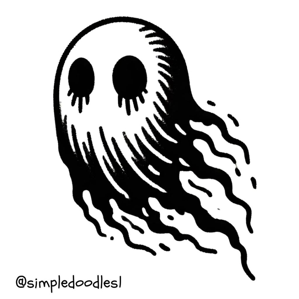 13 Easy-to-Draw Ghost Doodles for Halloween! 🎃👻 - Easy Doodles