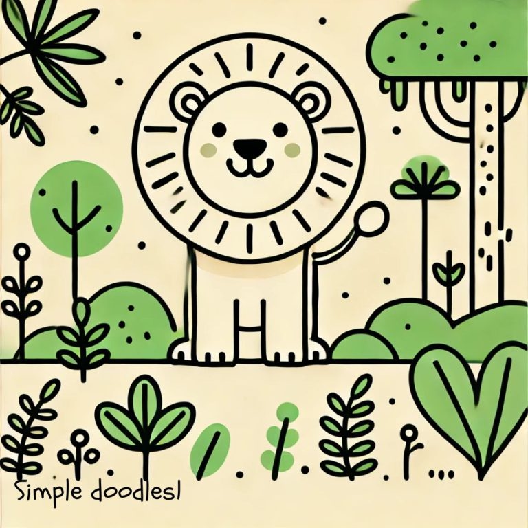 14 Easy Lion Drawings 🦁 ️ - Easy Doodles