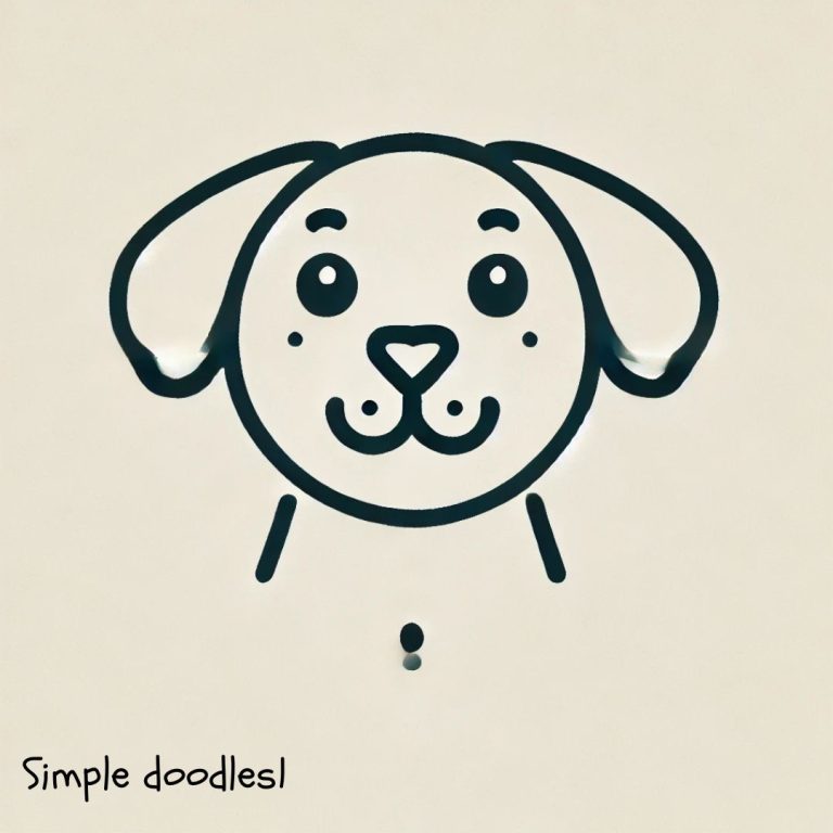 12 Cute and Easy Dog Drawing Ideas: Perfect for Beginners - Easy Doodles