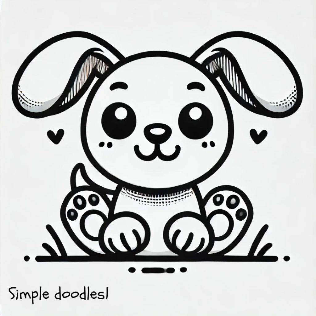 12 Cute and Easy Dog Drawing Ideas: Perfect for Beginners - Easy Doodles
