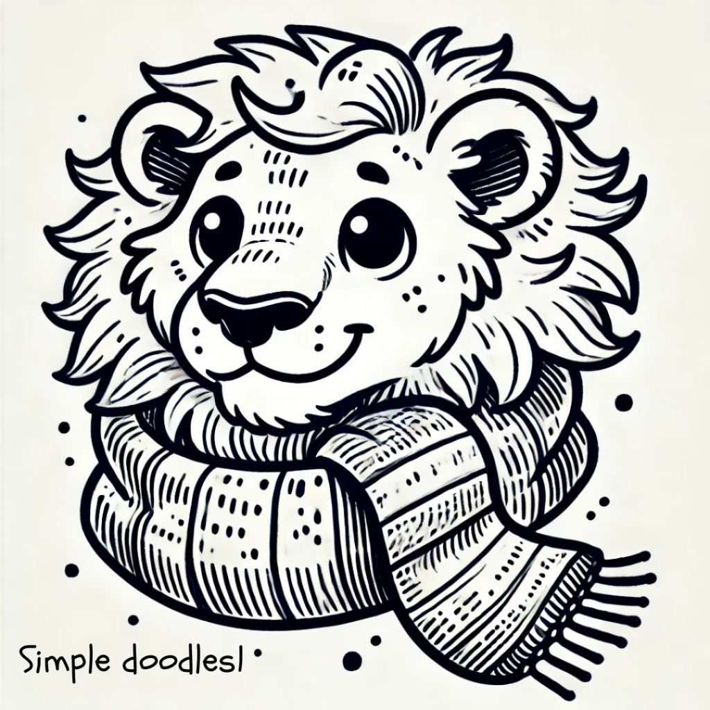 14 Easy Lion Drawings 🦁 ️ - Easy Doodles
