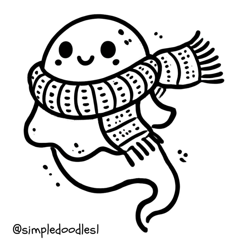13 Easy-to-Draw Ghost Doodles for Halloween! 🎃👻 - Easy Doodles