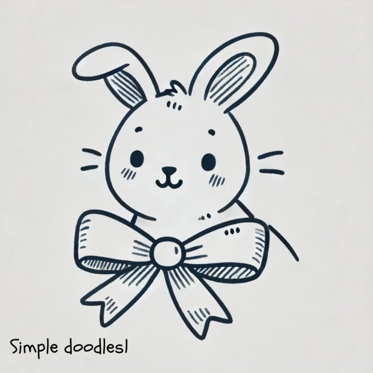 13 Easy-to-Draw Bunny Doodles: Fun and Cute Sketches for Beginners ...