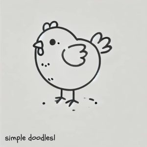 12+ Easy Chicken Doodles to Add a Feathered Touch 🪶 to Your Sketchbook ...