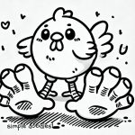 12+ Easy Chicken Doodles to Add a Feathered Touch 🪶 to Your Sketchbook ...
