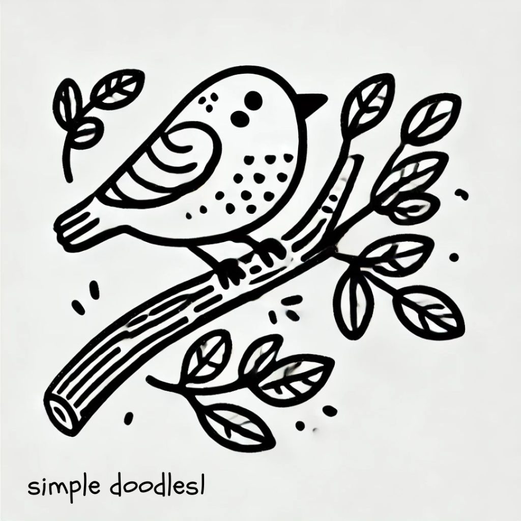 12 Easy Bird Drawing Ideas for All Skill Levels - Easy Doodles