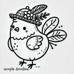 12+ Easy Chicken Doodles to Add a Feathered Touch 🪶 to Your Sketchbook ...