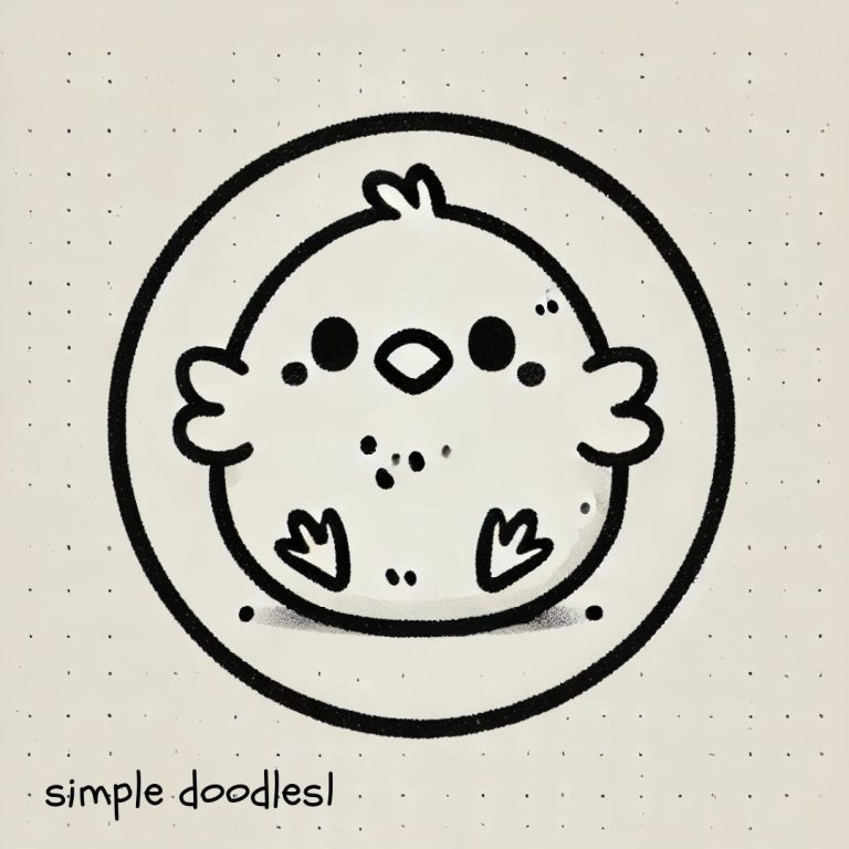 12+ Easy Chicken Doodles to Add a Feathered Touch 🪶 to Your Sketchbook ...