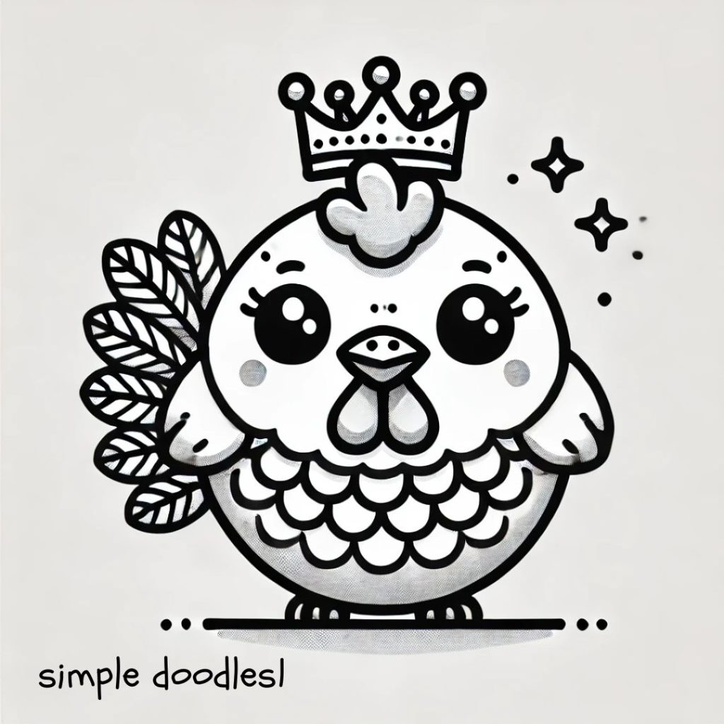 12+ Easy Chicken Doodles to Add a Feathered Touch 🪶 to Your Sketchbook ...