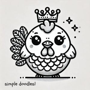 12+ Easy Chicken Doodles to Add a Feathered Touch 🪶 to Your Sketchbook ...