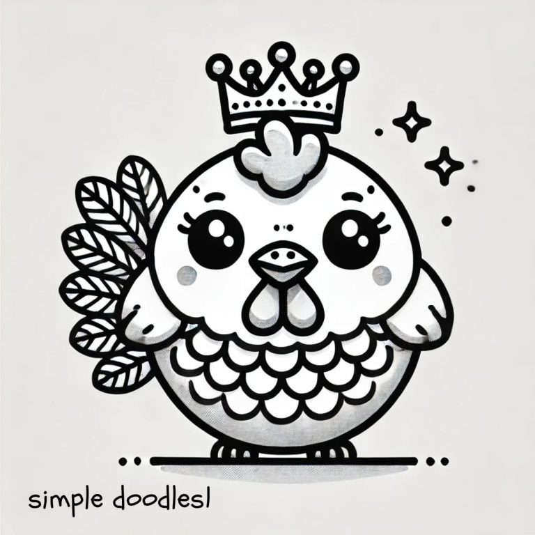 12+ Easy Chicken Doodles to Add a Feathered Touch 🪶 to Your Sketchbook ...