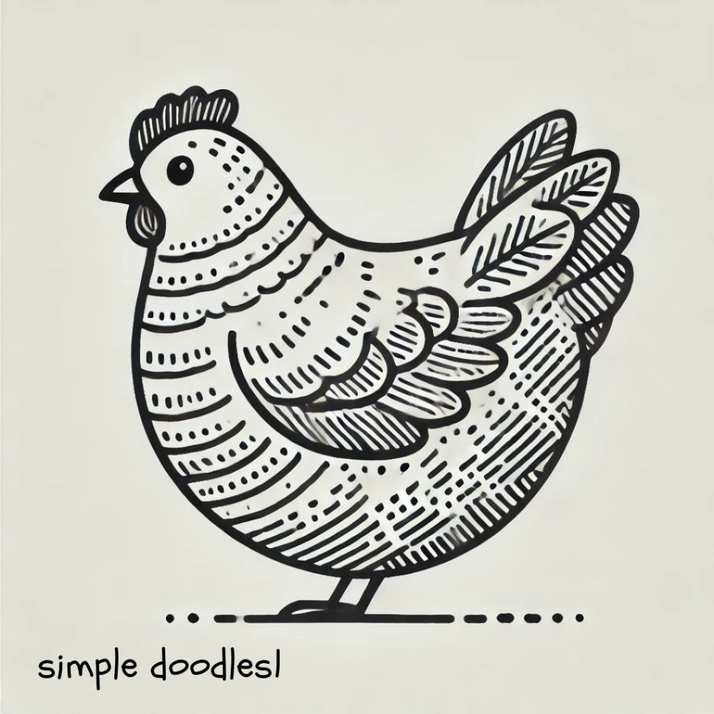 12+ Easy Chicken Doodles to Add a Feathered Touch 🪶 to Your Sketchbook ...