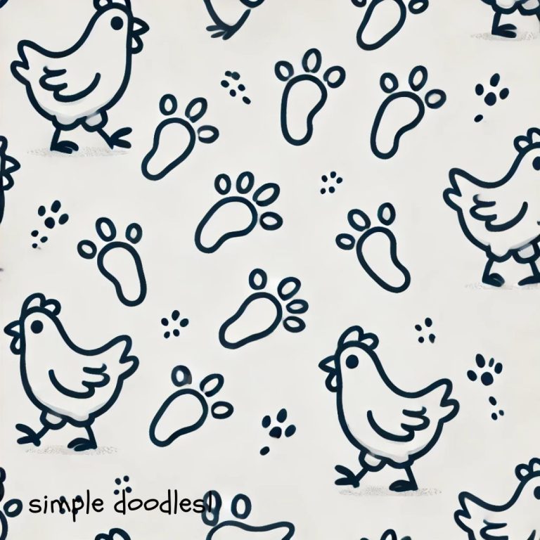 12+ Easy Chicken Doodles to Add a Feathered Touch 🪶 to Your Sketchbook ...