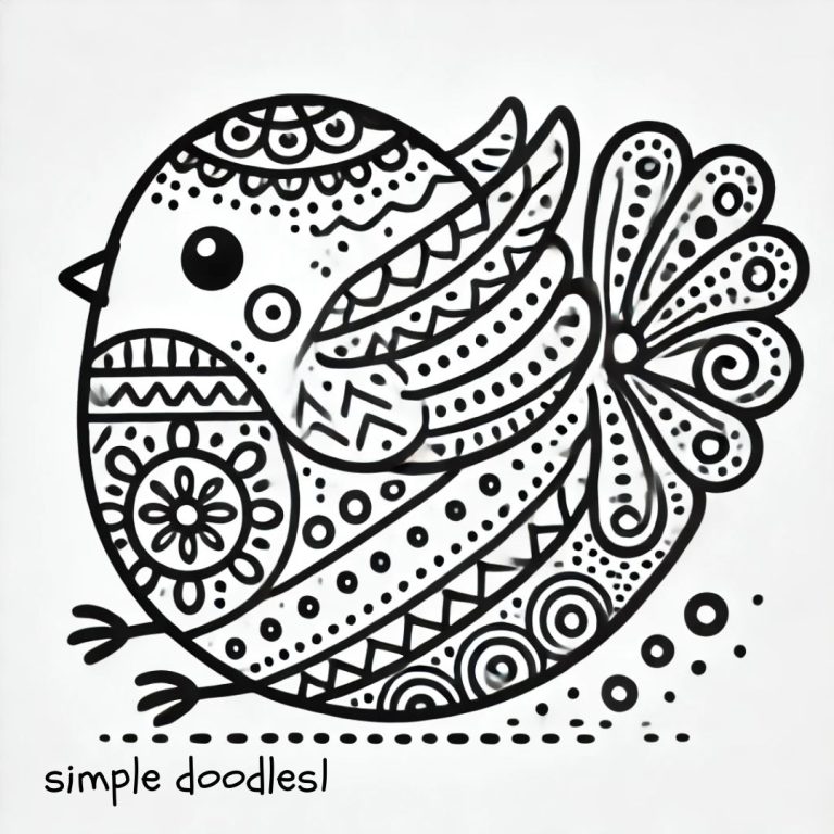 12 Easy Bird Drawing Ideas for All Skill Levels - Easy Doodles