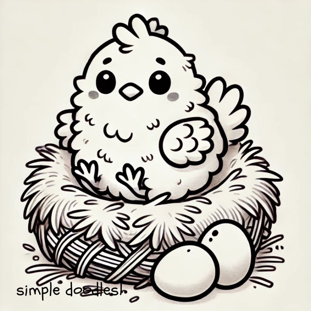 12+ Easy Chicken Doodles to Add a Feathered Touch 🪶 to Your Sketchbook ...