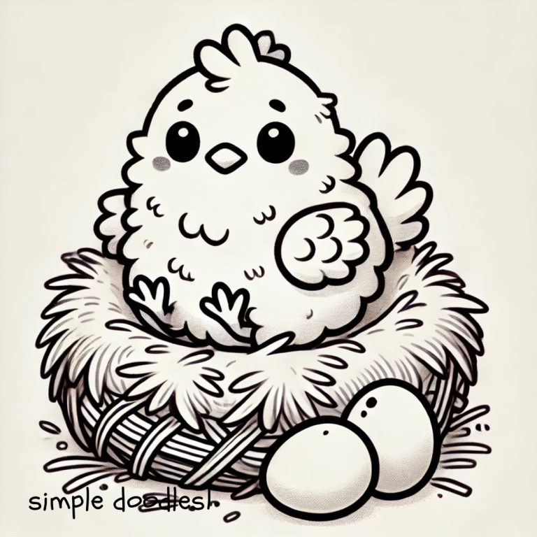 12+ Easy Chicken Doodles to Add a Feathered Touch 🪶 to Your Sketchbook ...