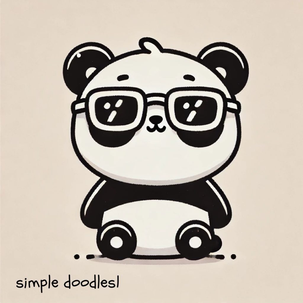 12 Simple Panda Doodles 🐼 : Easy and Adorable Drawings for Beginners ...