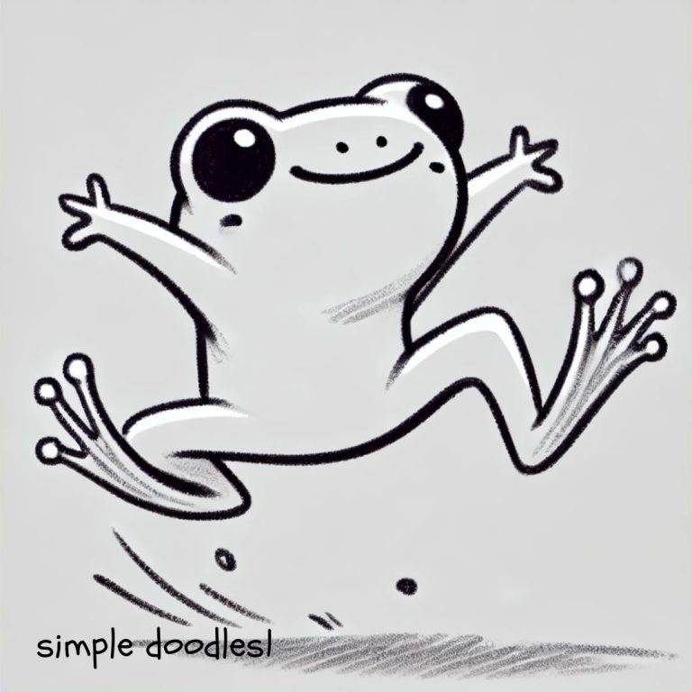 12 Simple Frog Doodles to Jumpstart Your Drawing Skills! 🎨📒 - Easy Doodles