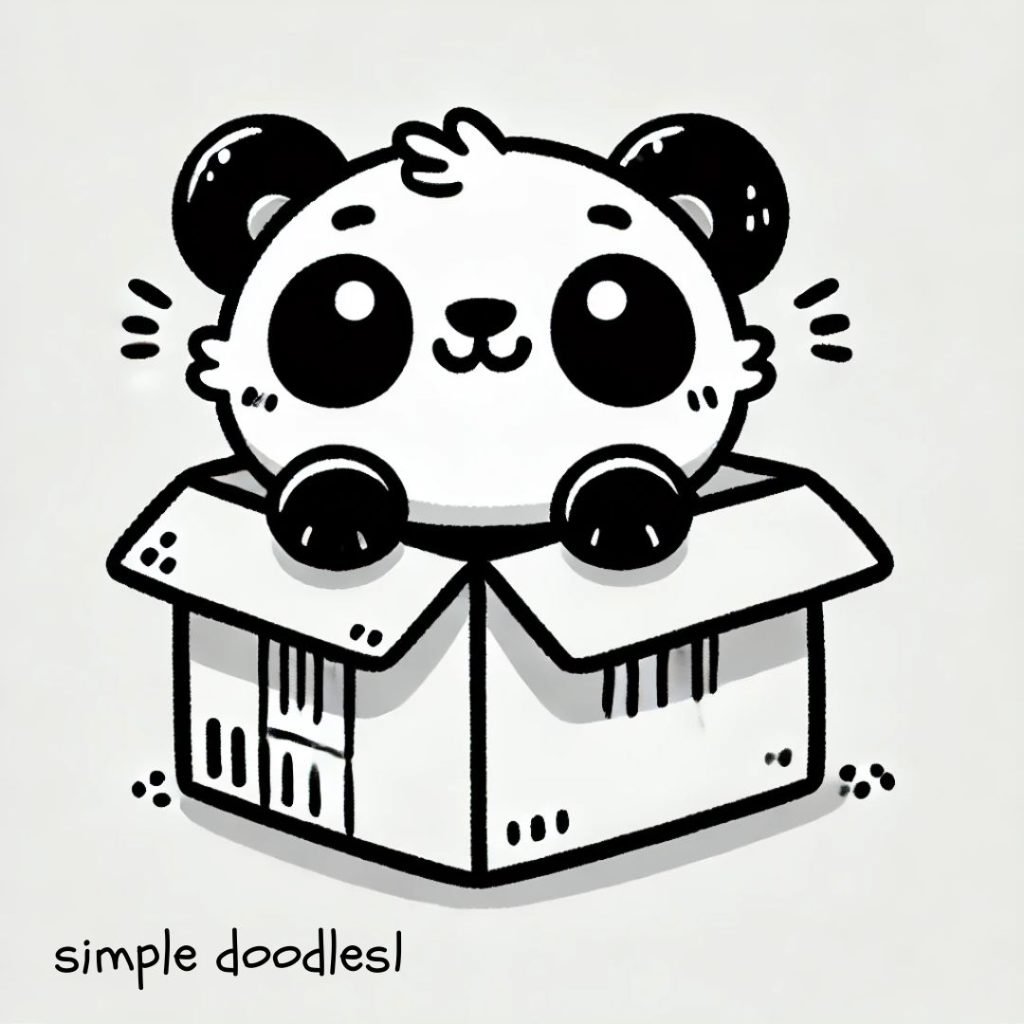 12 Simple Panda Doodles 🐼 : Easy and Adorable Drawings for Beginners ...