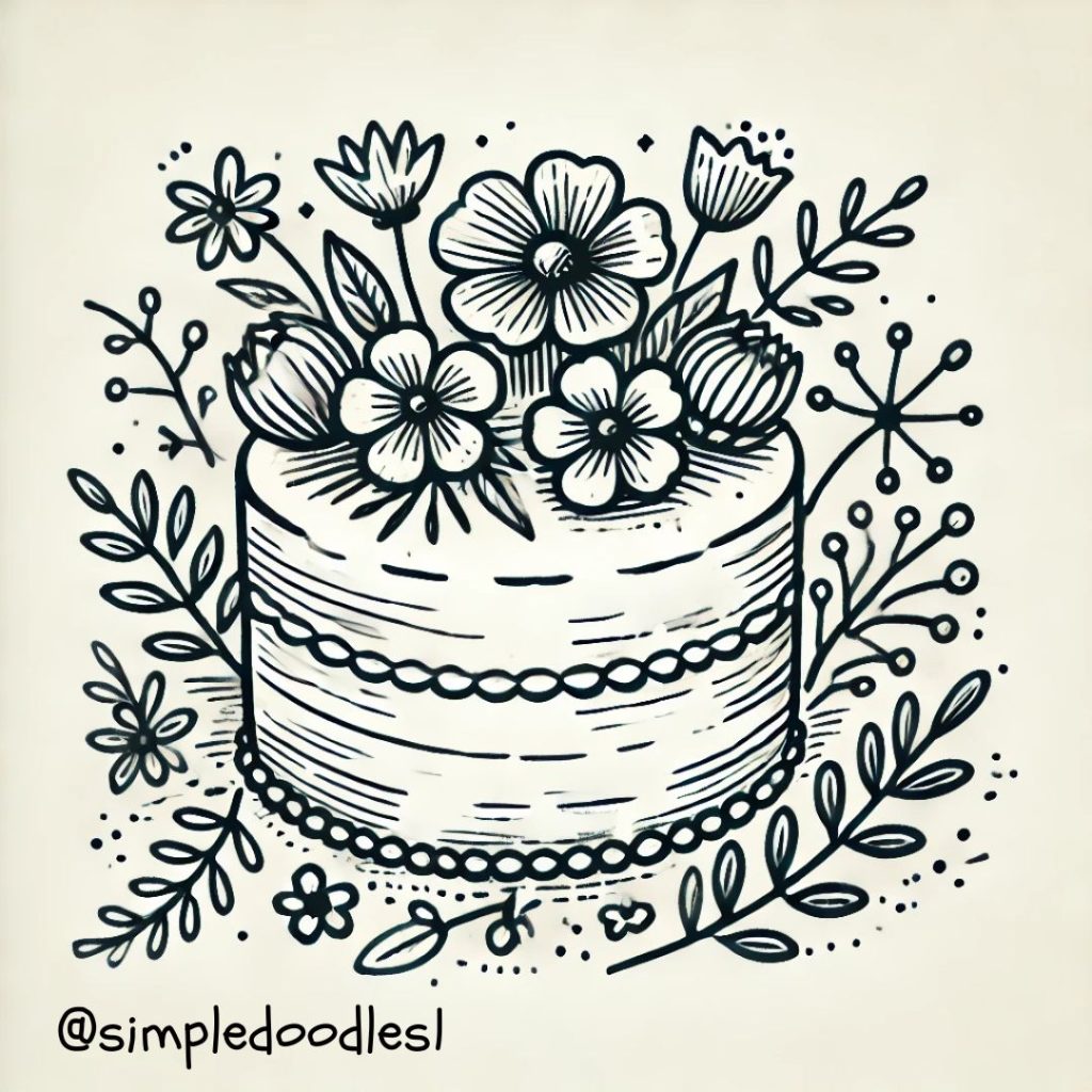 10+ Easy Cake Doodles: Sweet and Simple Drawing Ideas! - Easy Doodles