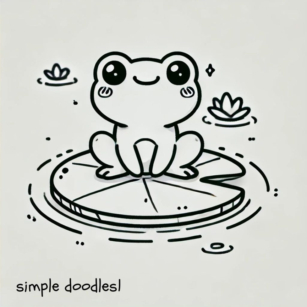 12 Simple Frog Doodles to Jumpstart Your Drawing Skills! 🎨📒 - Easy Doodles