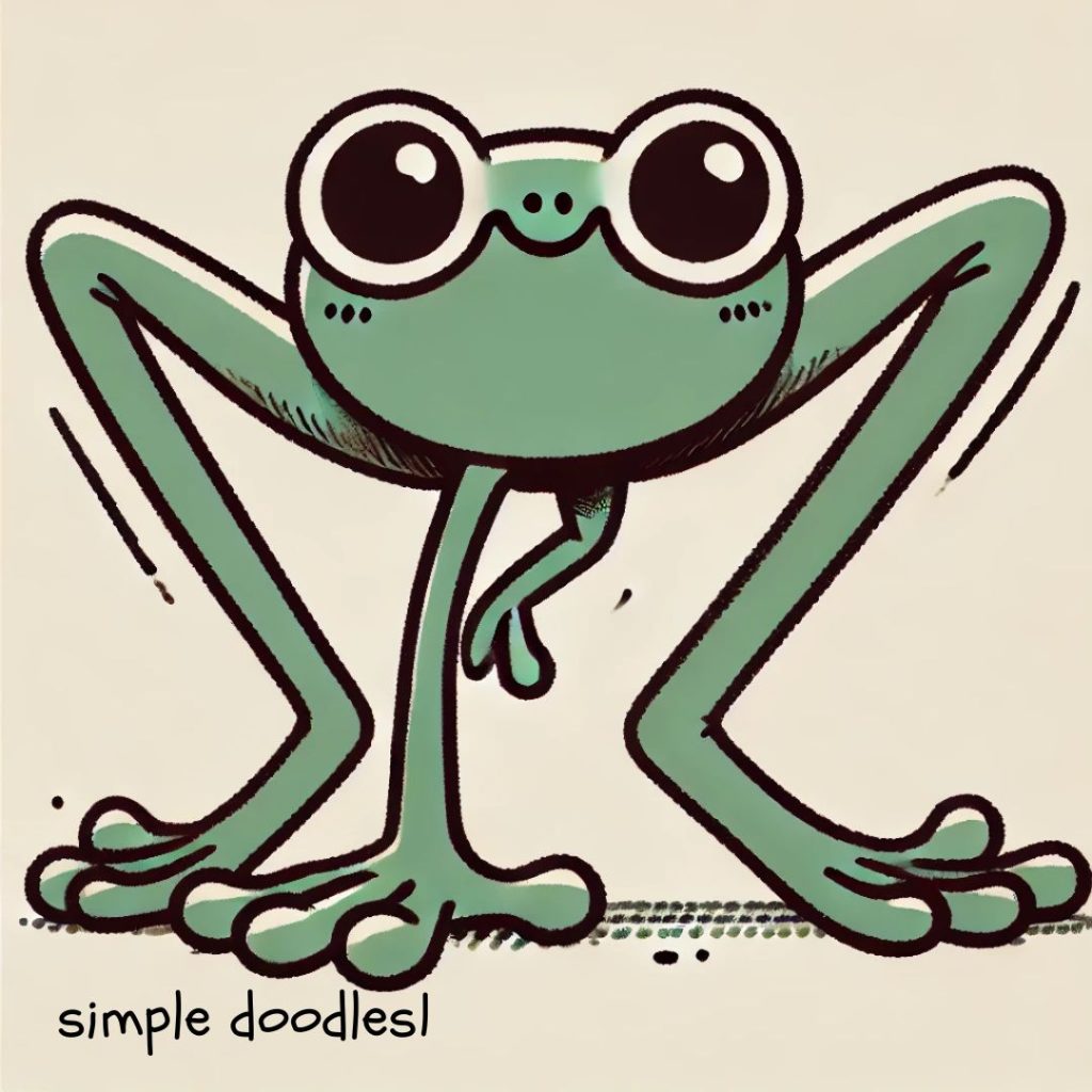12 Simple Frog Doodles to Jumpstart Your Drawing Skills! 🎨📒 - Easy Doodles