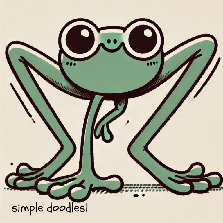 12 Simple Frog Doodles to Jumpstart Your Drawing Skills! 🎨📒 - Easy Doodles