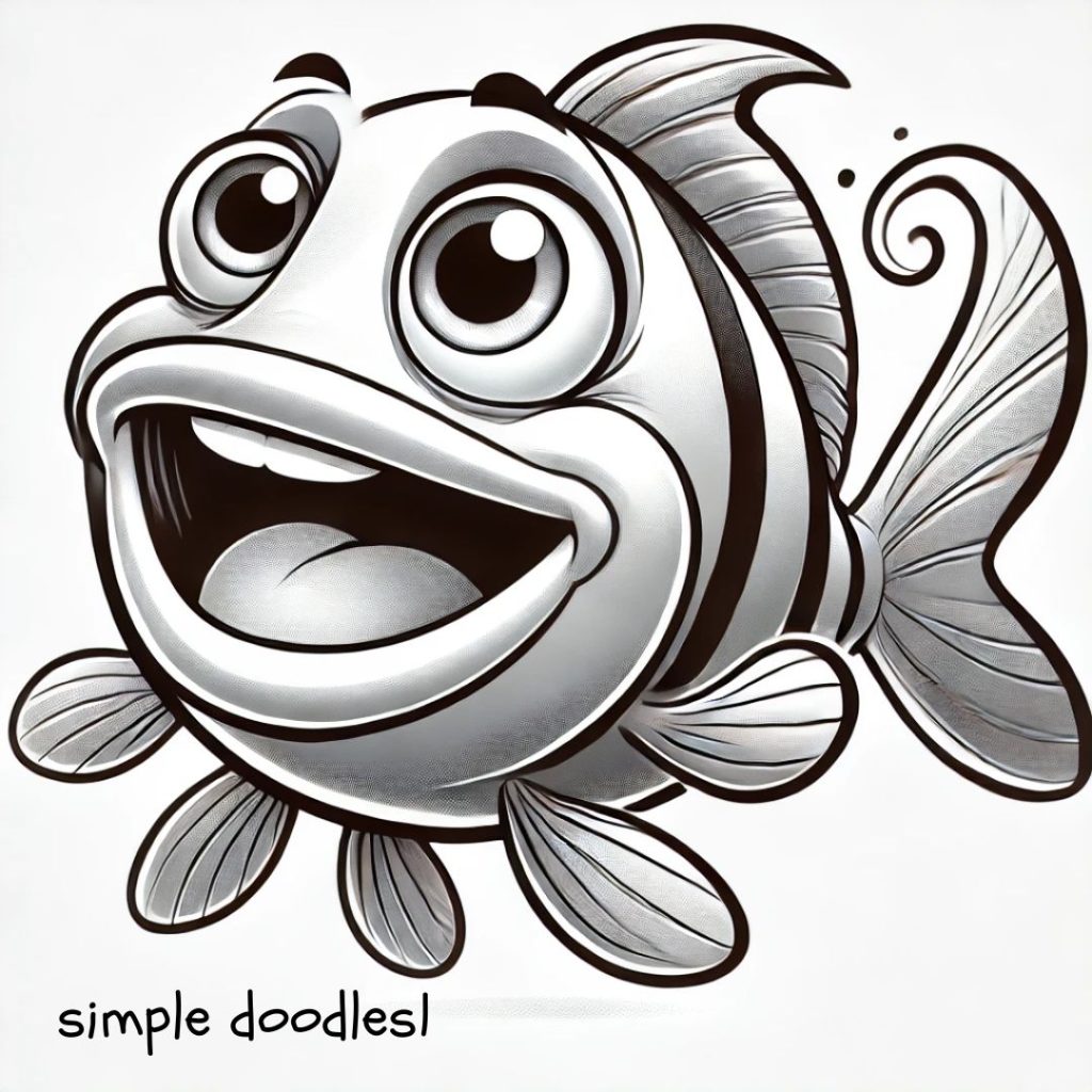12 Fun and Easy-to-Draw Fish Doodles to Spark Your Creativity 🎨🐟 - Easy ...