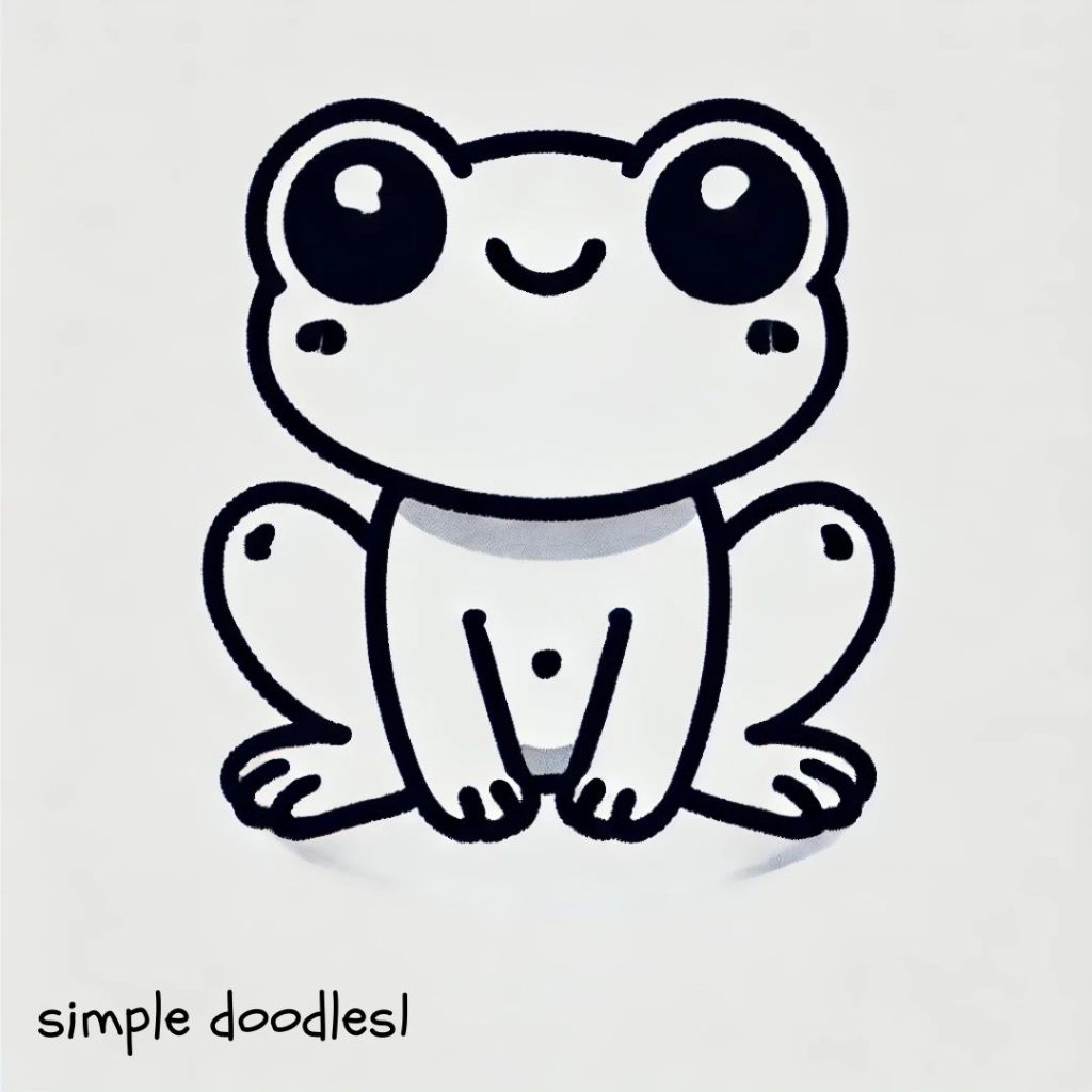 12 Simple Frog Doodles to Jumpstart Your Drawing Skills! 🎨📒 - Easy Doodles