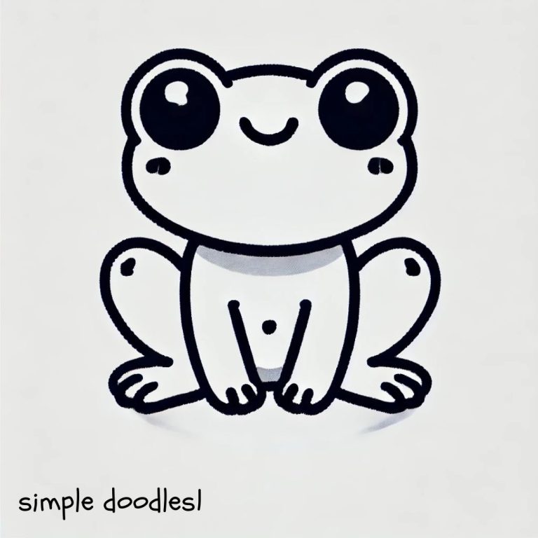 12 Simple Frog Doodles to Jumpstart Your Drawing Skills! 🎨📒 - Easy Doodles