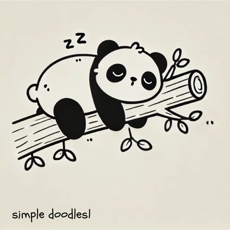 12 Simple Panda Doodles 🐼 : Easy and Adorable Drawings for Beginners ...