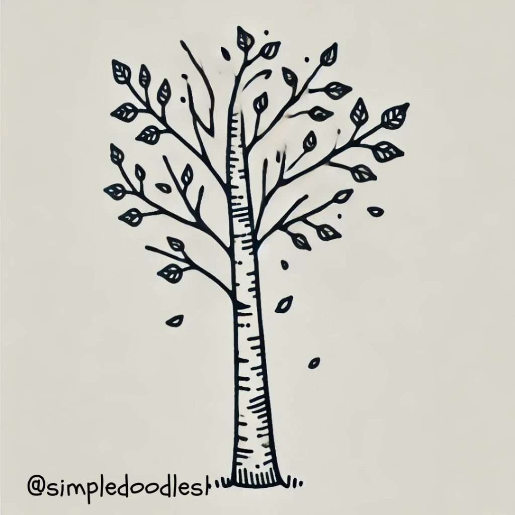 12 Easy-to-Draw Tree Doodles for Nature Lovers! 🌳 ️ - Easy Doodles
