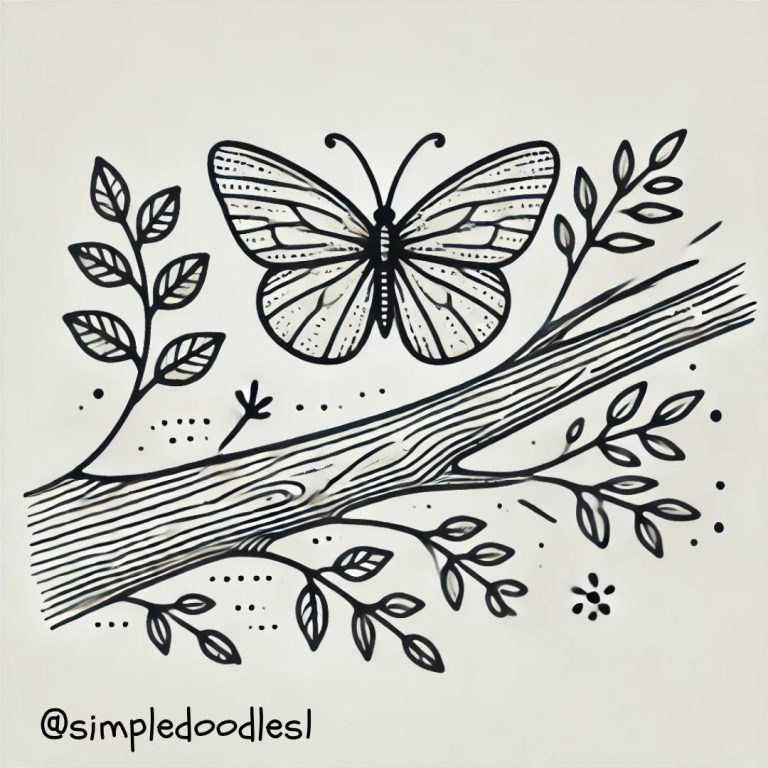 🦋 12+ Easy and Beautiful Butterfly Doodles to Try Today! 🎨 - Easy Doodles