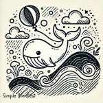 15 Easy Whale Doodle for Ocean Lovers! 🐳🌊 - Easy Doodles