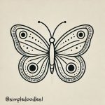 🦋 12+ Easy and Beautiful Butterfly Doodles to Try Today! 🎨 - Easy Doodles